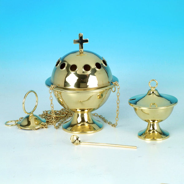 Brass Thurible, Boat & Spoon – Vanpoulles