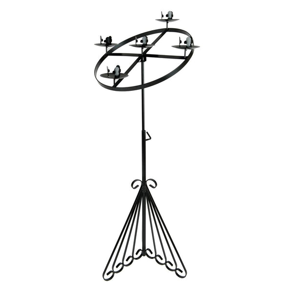 Sloping Advent Wreath Stand complete with Candles – Vanpoulles