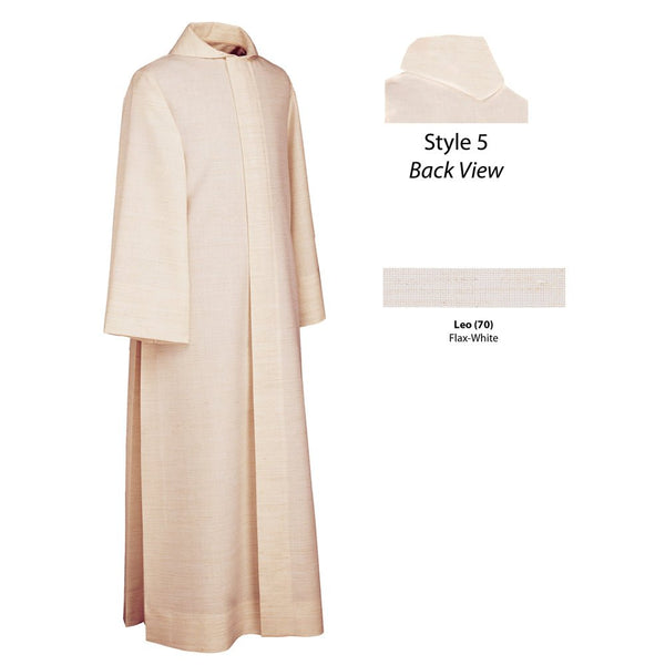 Style 5 Cassock Alb in Leo (Flax-White) – Vanpoulles